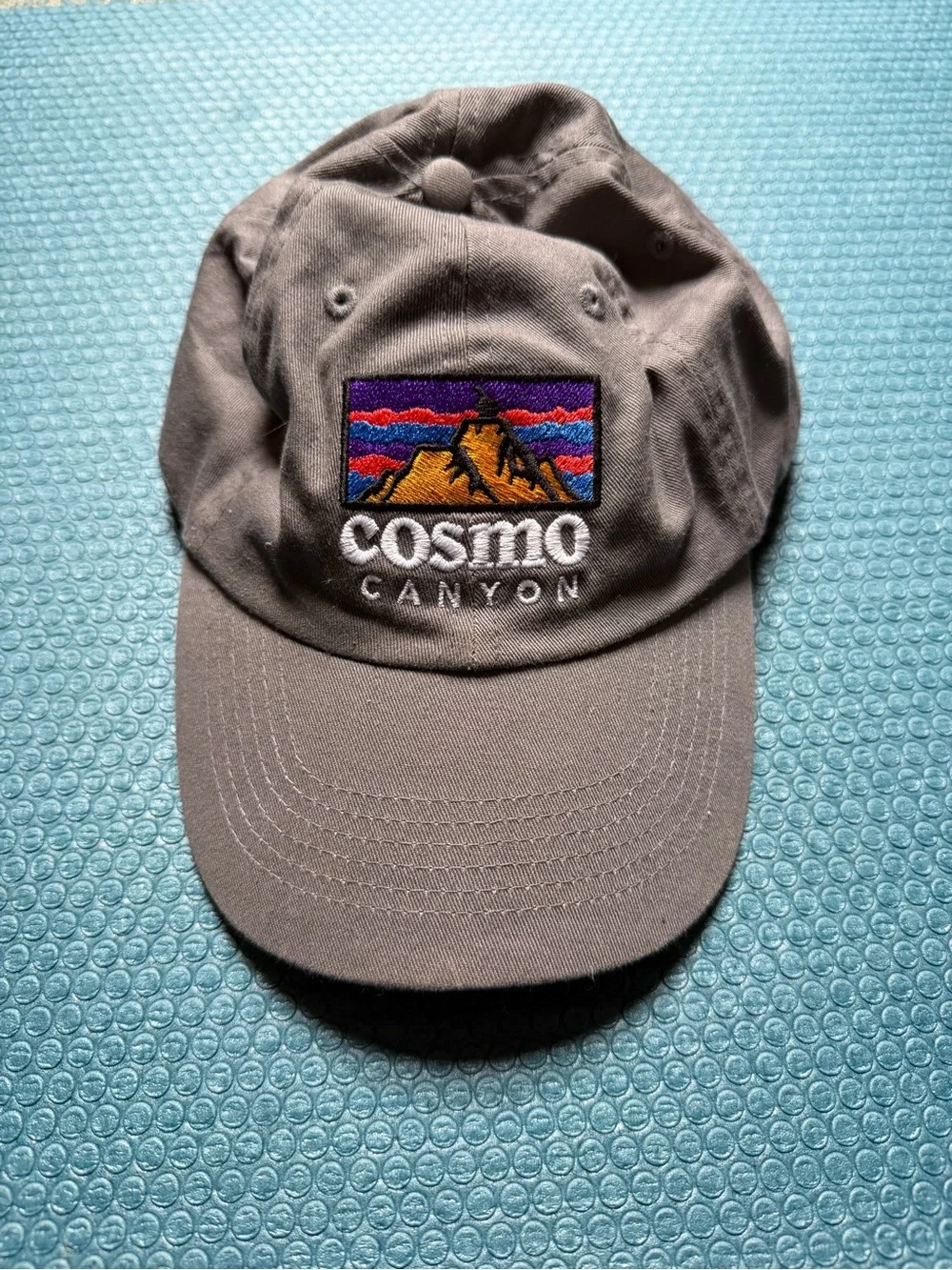 Accessories | Cosmo Canyon Embroidered Gray Baseball Cap | Poshmark